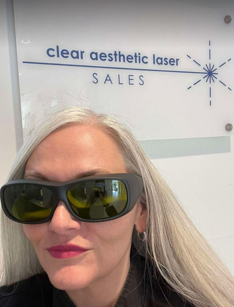 Clear Aesthetic Laser Operator Goggles